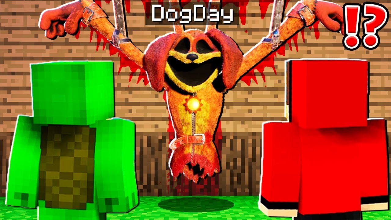 What HAPPENED with Creepy DogDay ? MIKEY and JJ vs Poppy Playtime ! - in Minecraft Maizen ...