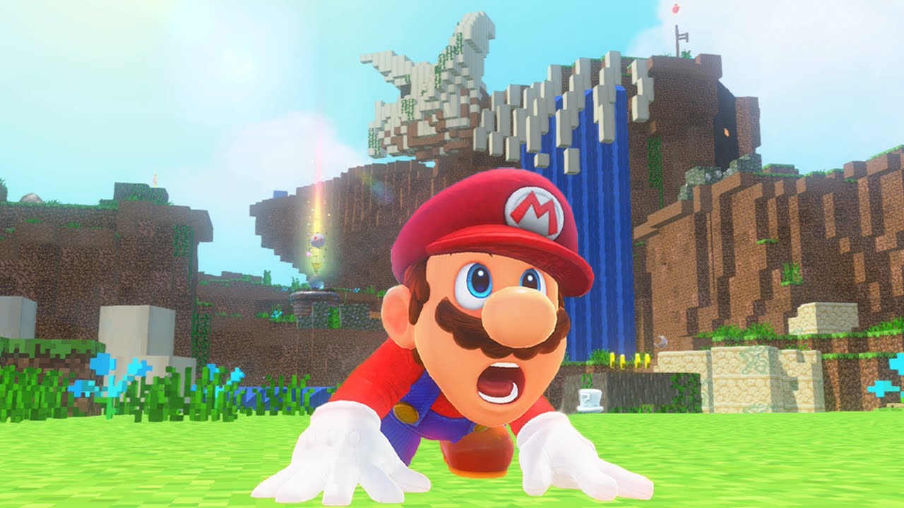 What If Cascade Kingdom was Made in Minecraft? - Super Mario Odyssey ...