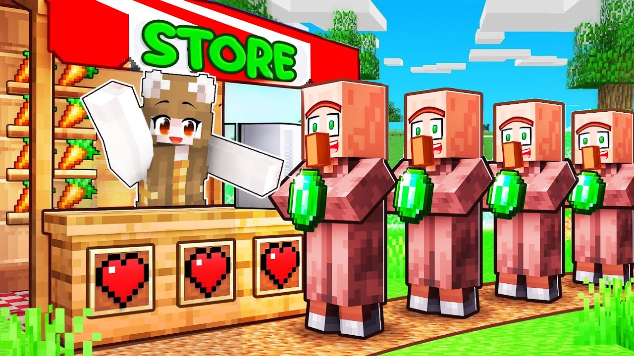 Why I OPENED a BUSINESS in Minecraft - Minecraft videos