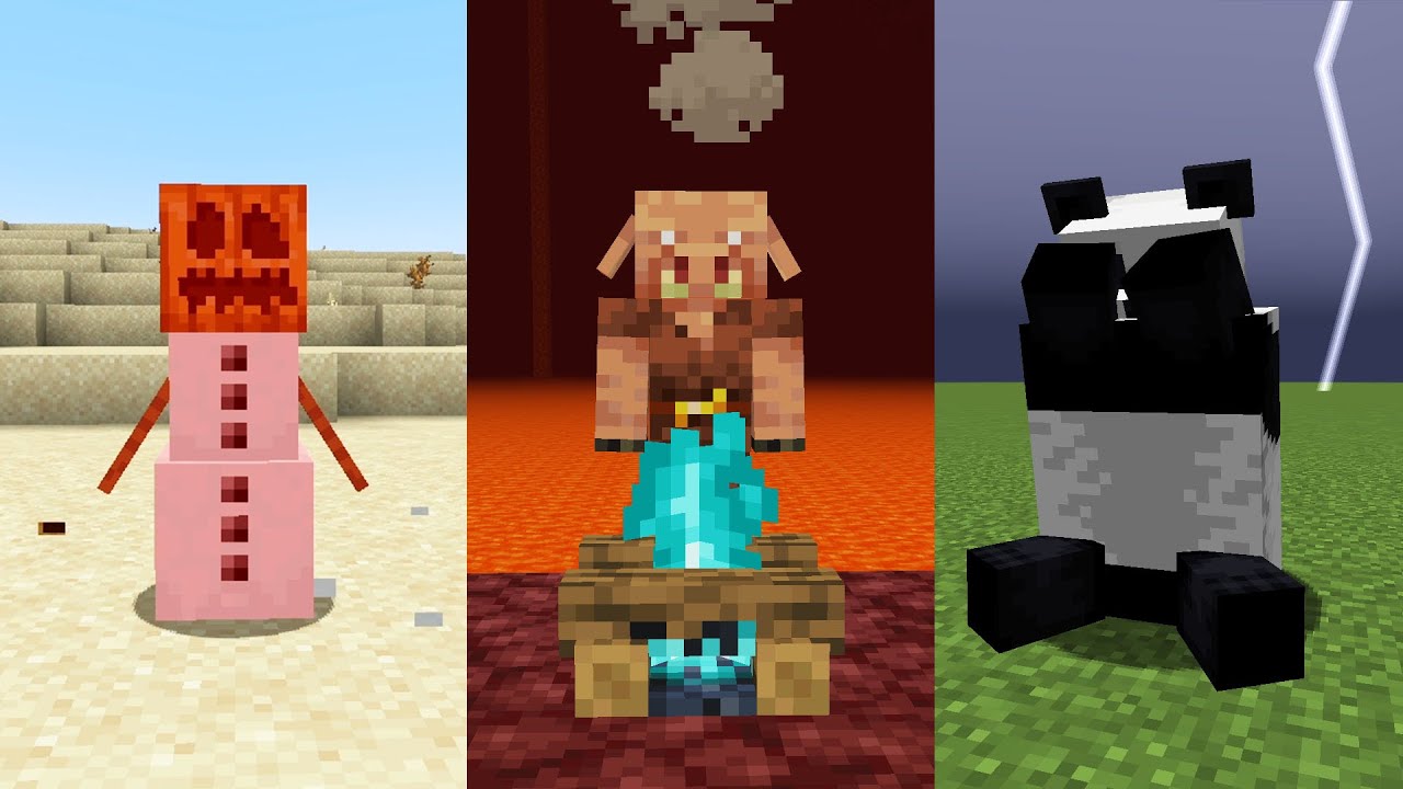 minecraft mob weaknesses in 101 seconds - Minecraft videos