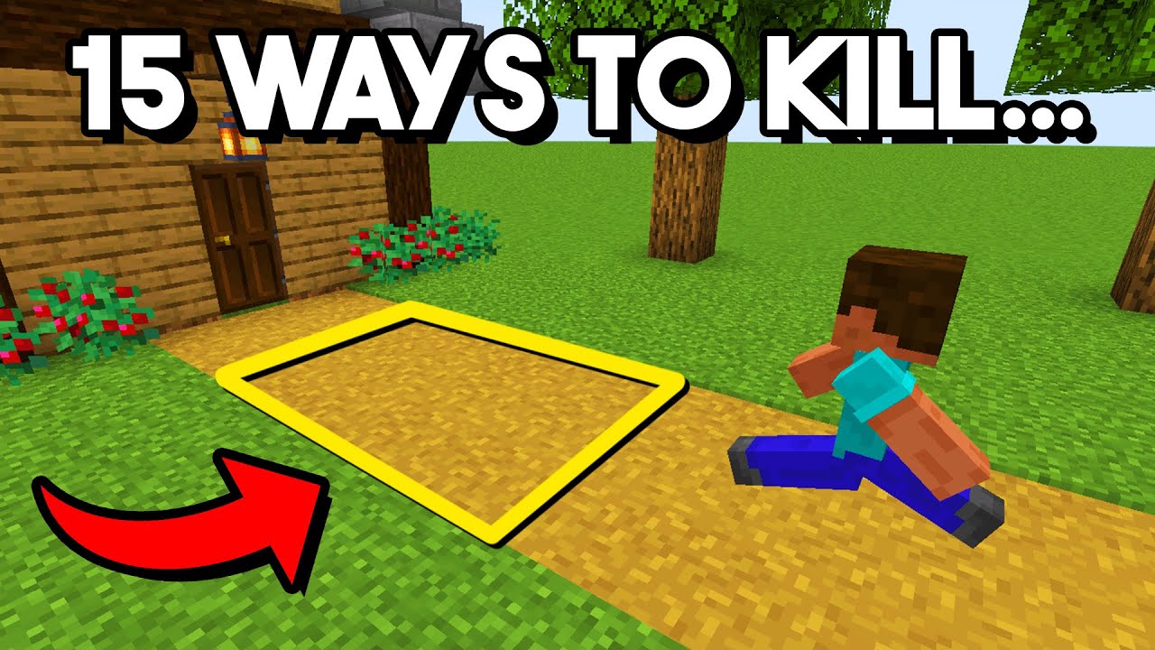 15 Ways to Kill your Friends in Minecraft! - Minecraft videos