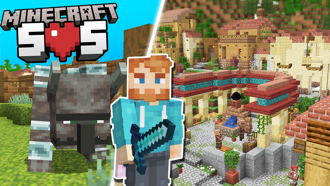 Building a RAVAGER ZOO on a HARDCORE MINECRAFT SMP - Minecraft videos
