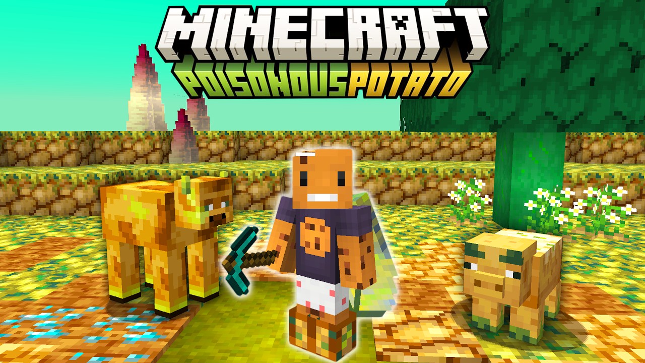 Can You Beat Minecraft in a Potato ONLY World? - Minecraft videos