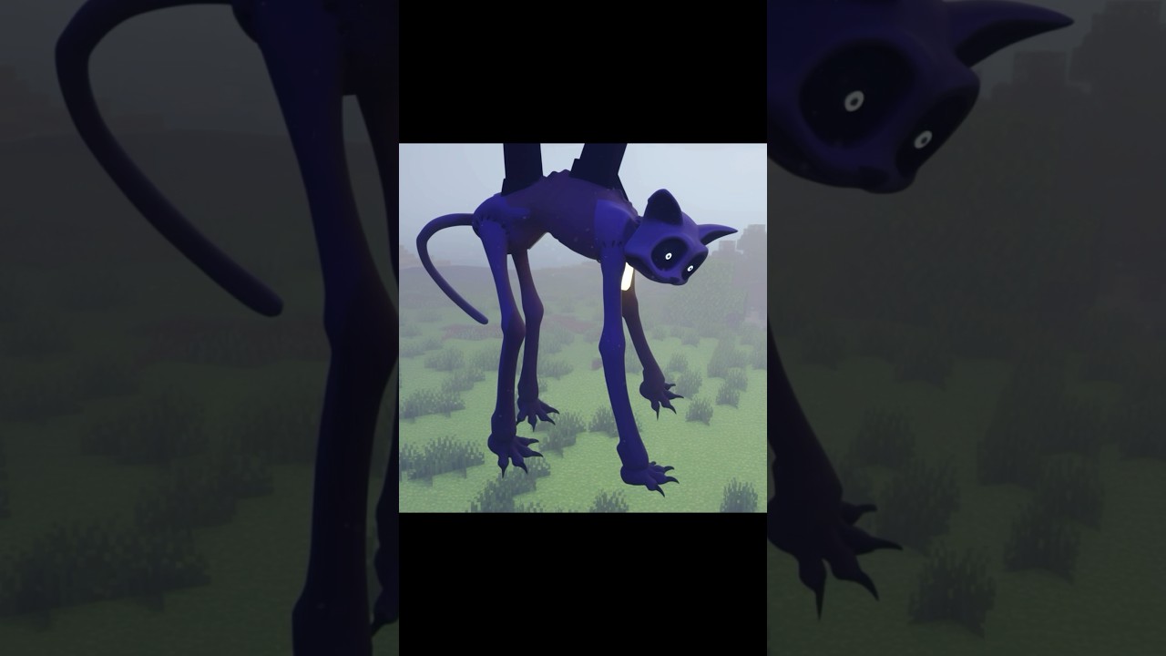 CatNap in Minecraft! Scarlet saved CatNap from the dragon! #catnap # ...