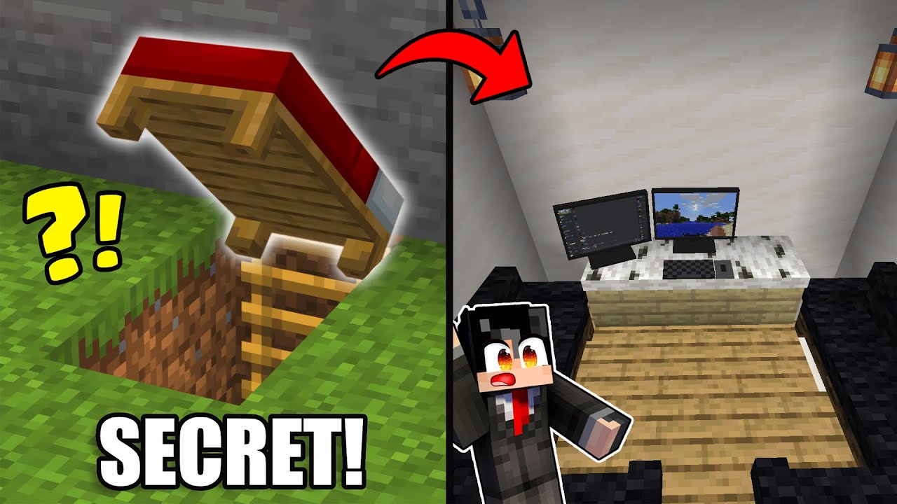 Clyde Built a SECRET BASE in Minecraft! - Minecraft videos