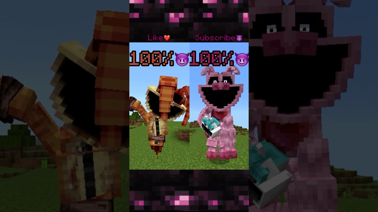DogDay VS PickyPiggy!!! #minecraft #smilingcritters - Minecraft videos