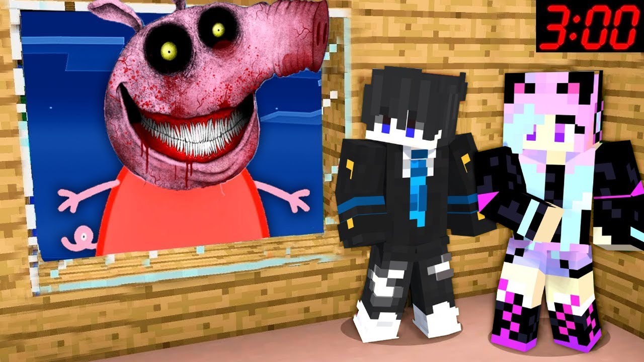 Escapes From Scary Peppa Pig EXE in Minecraft! - Minecraft videos
