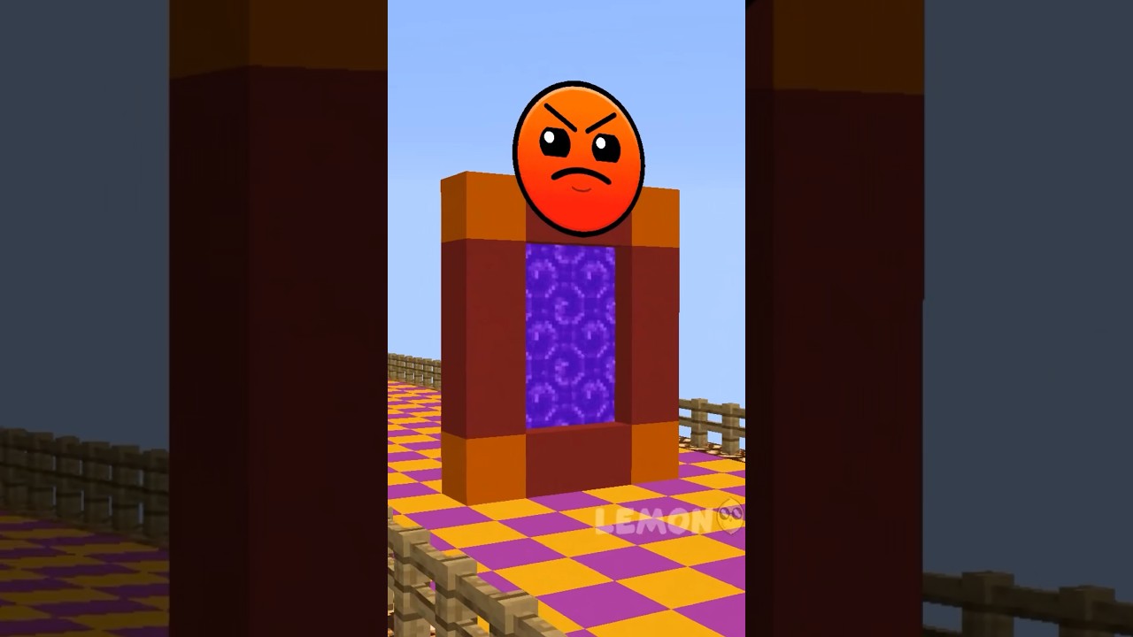 Fire in the HOLE Portal Upgrade ! #shorts #minecraft #meme #memes # ...