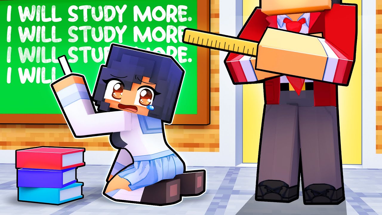 Having a STRICT TEACHER in Minecraft! - Minecraft videos