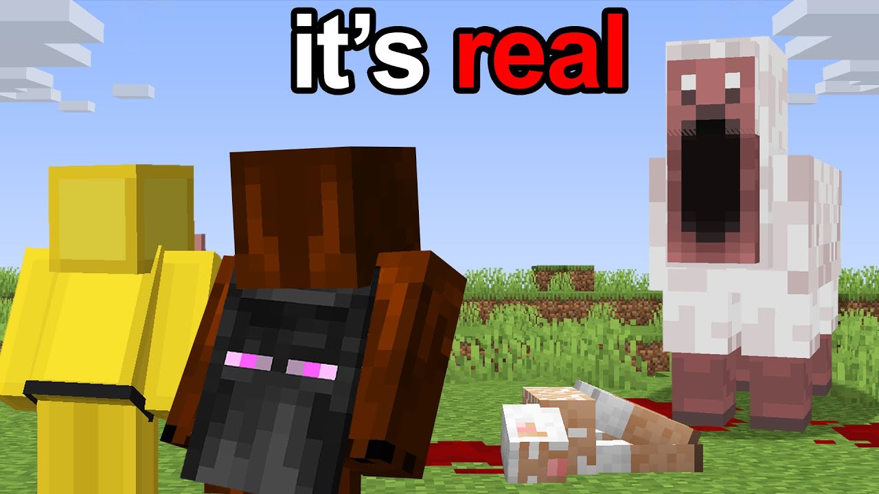 Hunting Minecraft’s Most Disturbing Sheep - Minecraft videos