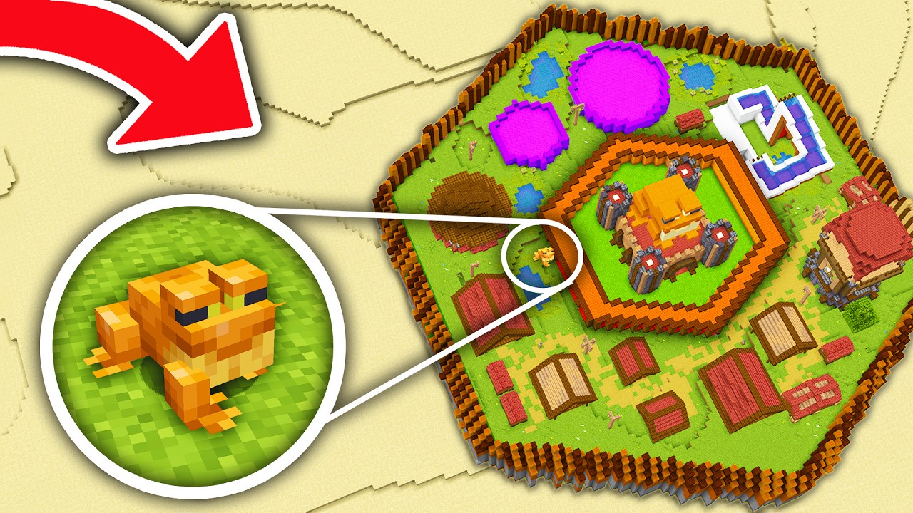 I Built an ENTIRE CITY for My Minecraft FROG - Minecraft videos