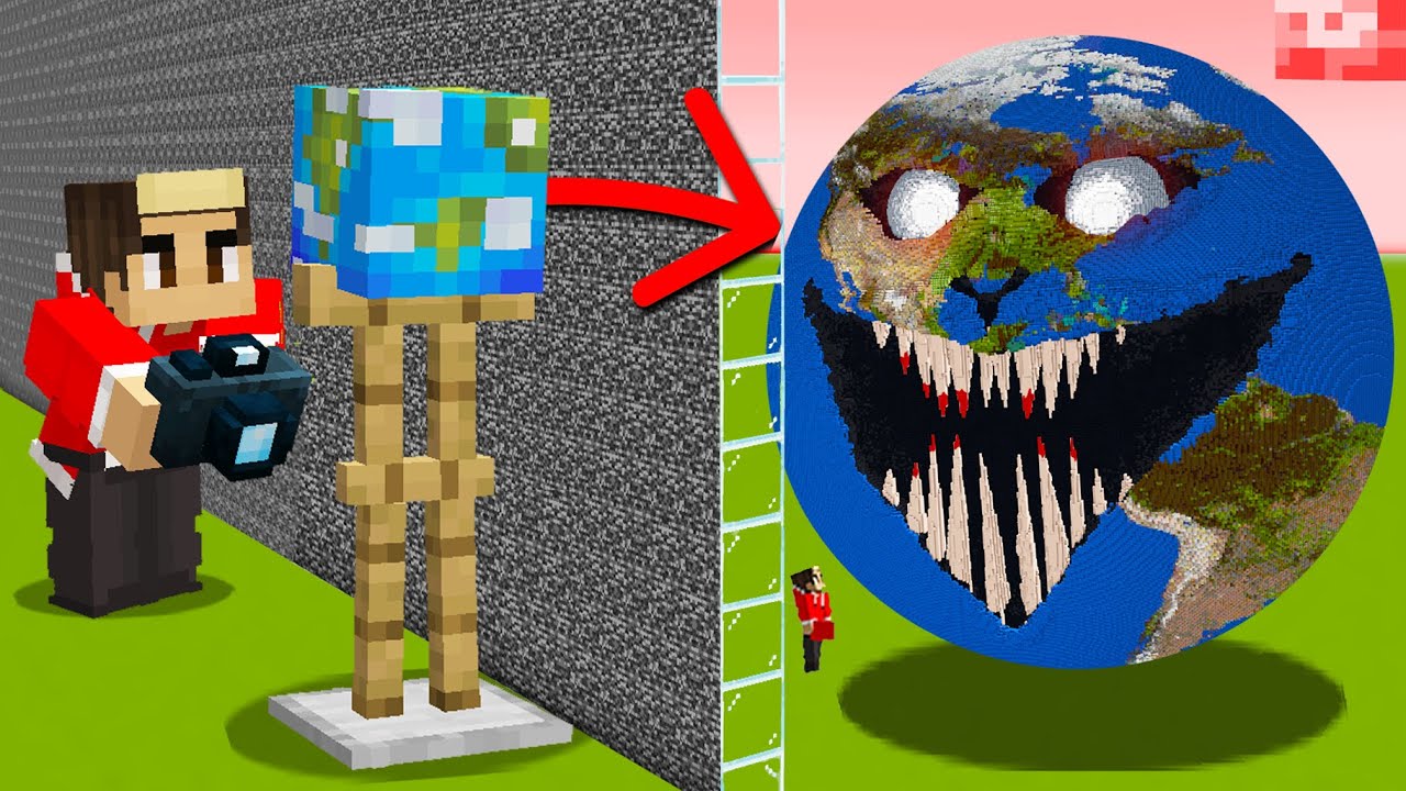 I Cheated With SCARY CAMERA In Build Battle... - Minecraft videos