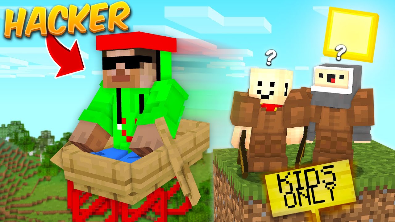 I Hacked into a 'KIDS ONLY' Server In Minecraft... - Minecraft videos