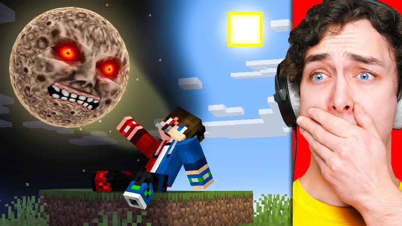I Scared My Friend as LUNAR MOON in Minecraft - Minecraft videos