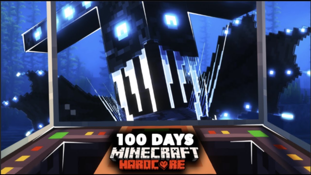 I Spent 100 Days in a Flood Apocalypse in Hardcore Minecraft... Here's ...