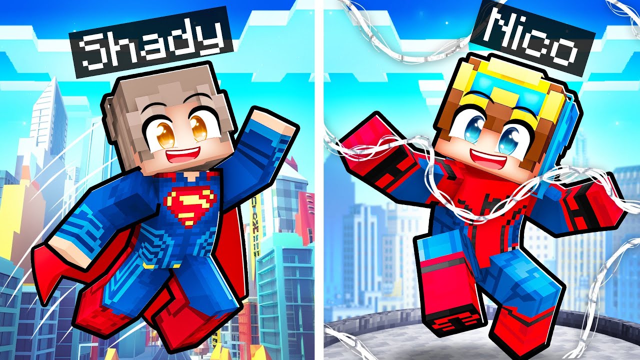 Minecraft But We’re SUPERHEROES! - Minecraft videos