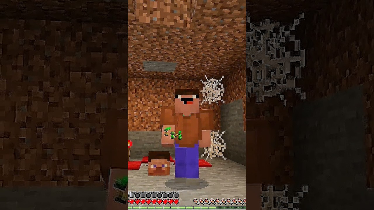 Minecraft Noob Trolling Hacker... #shorts - Minecraft videos