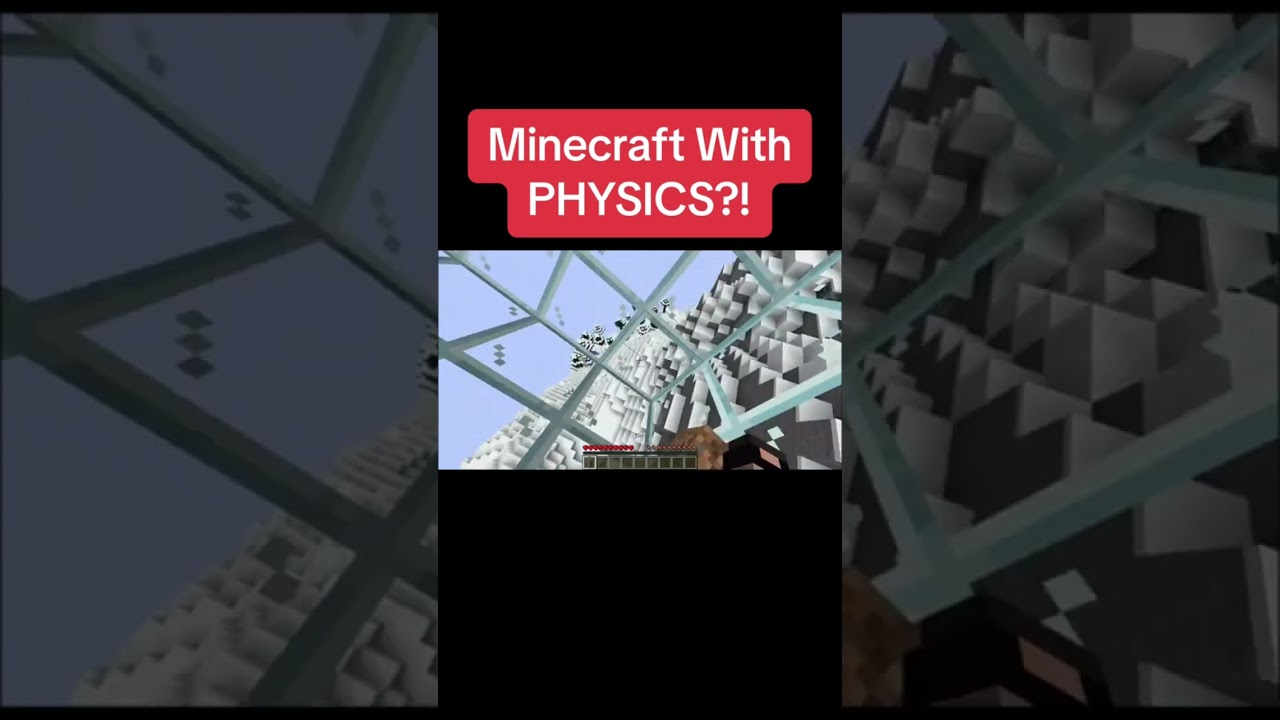 Minecraft With PHYSICS?! #funny #gamer #gaming #minecraft #pngtuber # ...