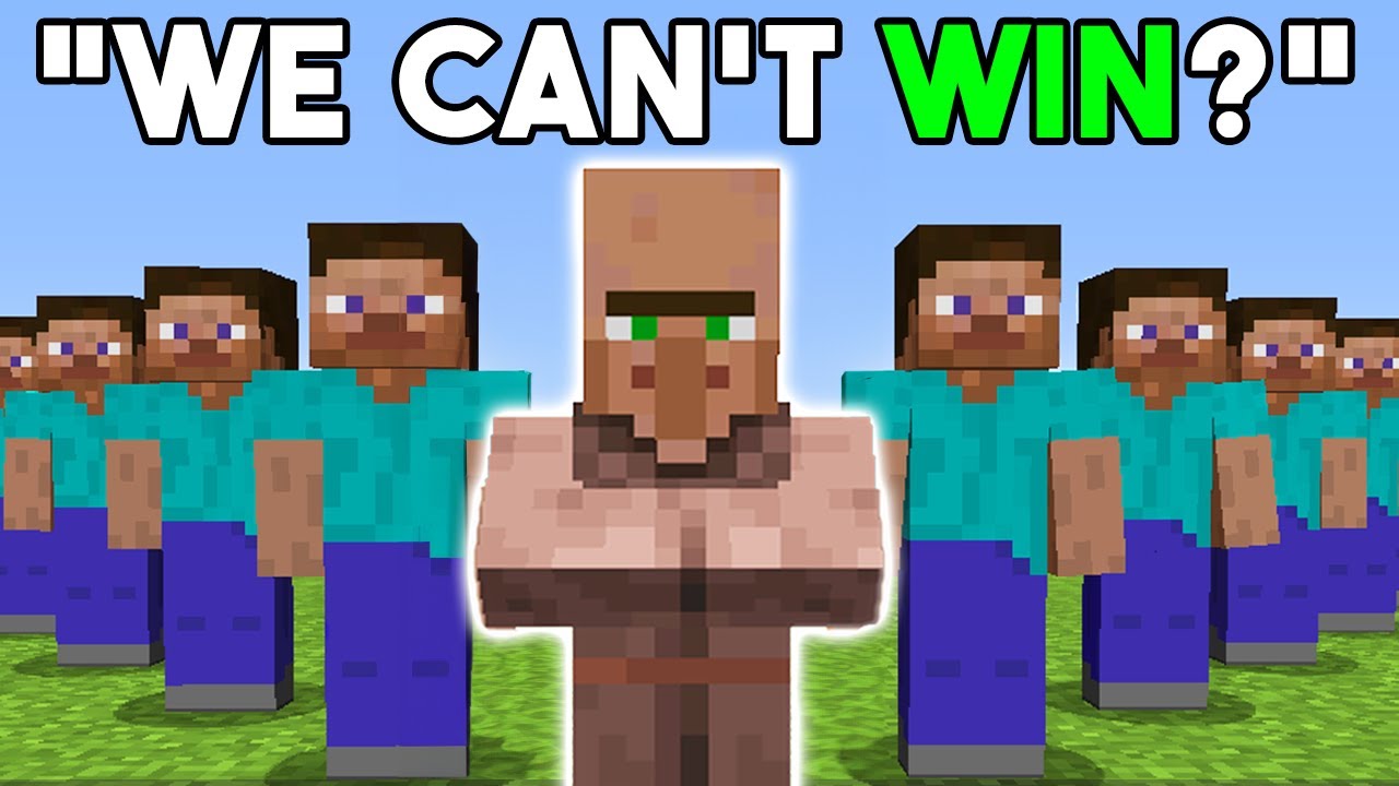 Minecraft but I fight the ULTIMATE VILLAGER - Minecraft videos
