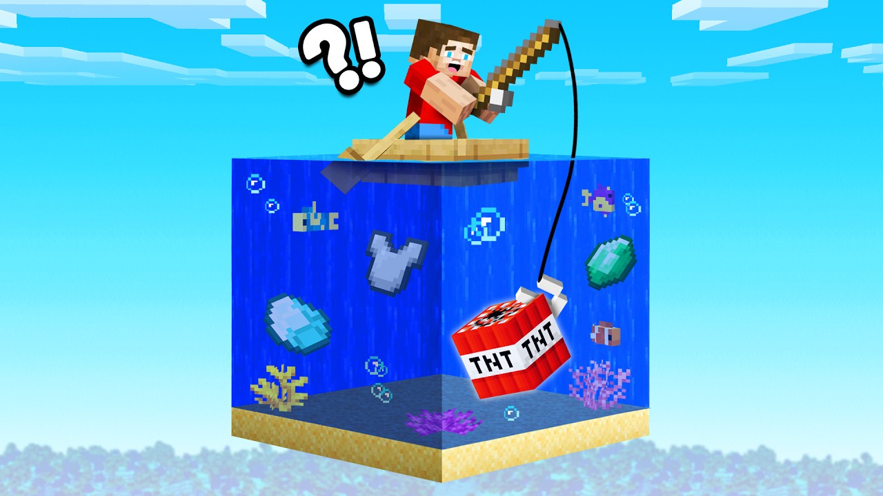 Minecraft but There's One Ocean Block - Minecraft videos