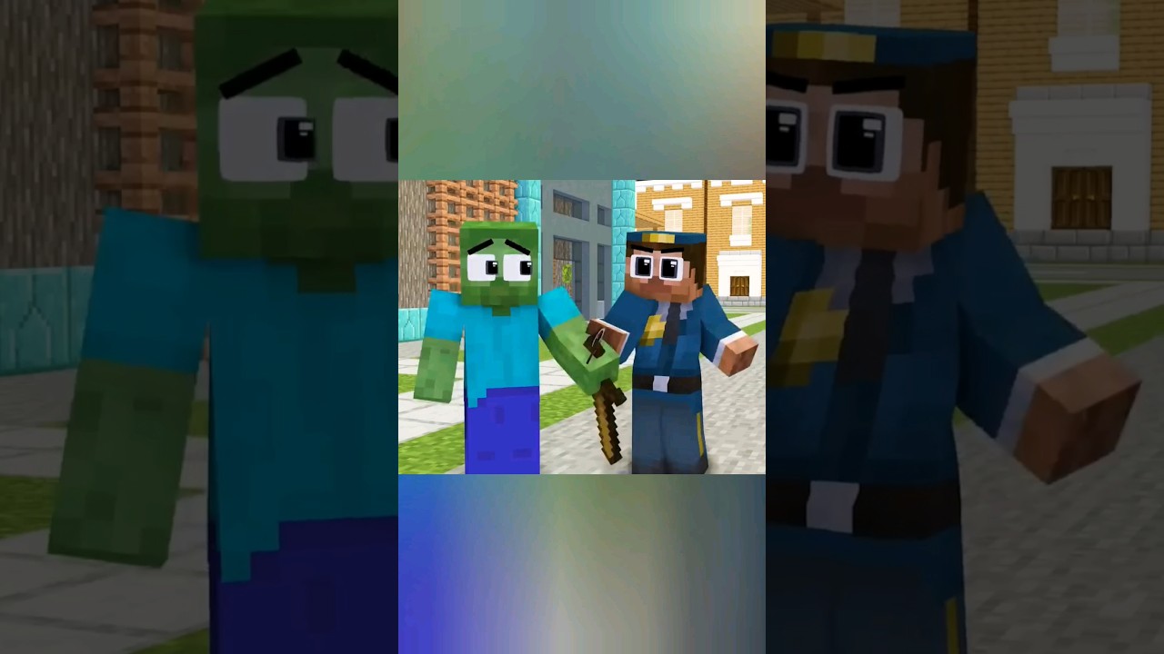 Monster School :- A Good Zombie And Thief Herobrine Story Minecraft ...