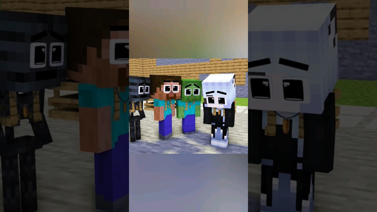 Monster School. A Good friendship story Minecraft Animation #minecraft ...