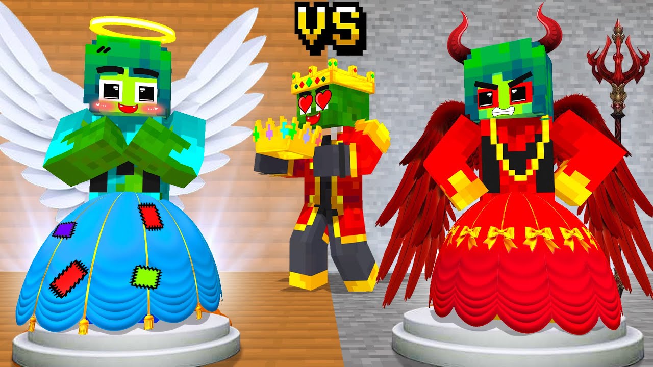 Monster School : Zombie x Squid Game ANGEL VS EVIL, WHO IS QUEEN ...