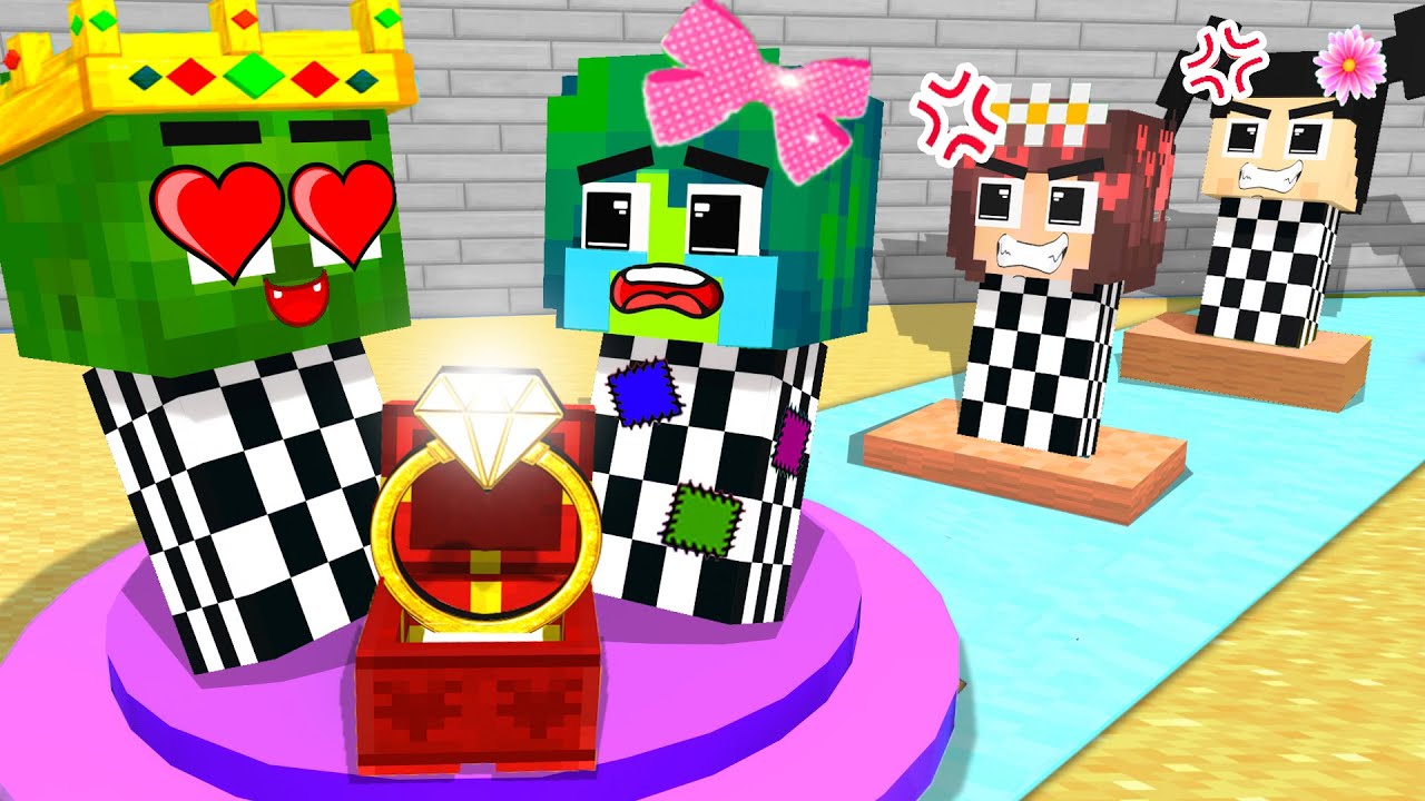 Monster School : Zombie x Squid Game PRINCE IN LOVE POOR GIRL ...