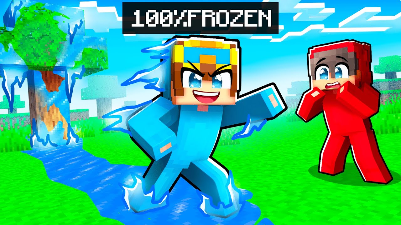 Nico Got 100% FROZEN In Minecraft! - Minecraft videos