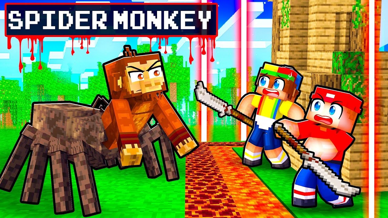 SPIDER MONKEY vs The Most Secure House In Minecraft! - Minecraft videos