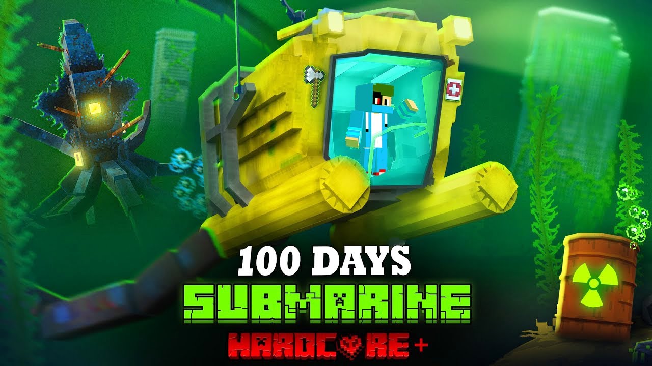 Surviving 100 Days On A Submarine In INFECTED OCEAN! - Hardcore ...