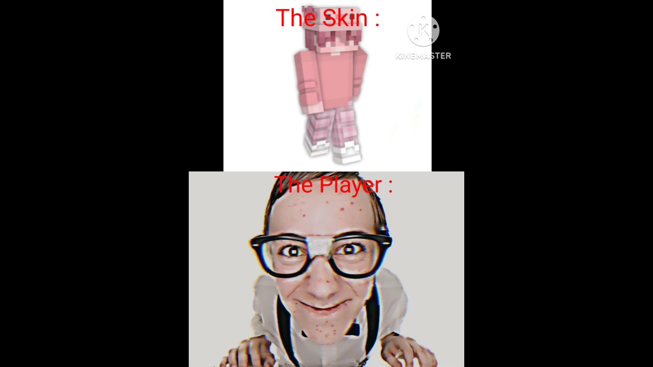 The Minecraft Skin The Player Edit Minecraft Shorts