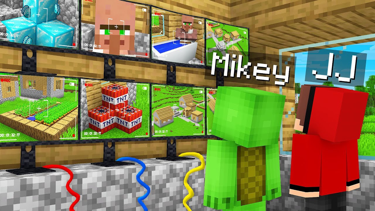 Why Did Mikey and JJ Monitor The Villagers in Minecraft? (Maizen) - Minecraft videos