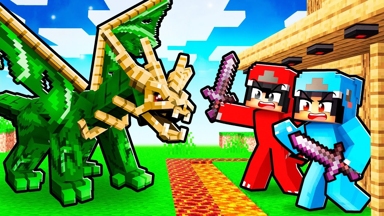 ZOMBIE DRAGON vs Most Secure House in Minecraft - Minecraft videos