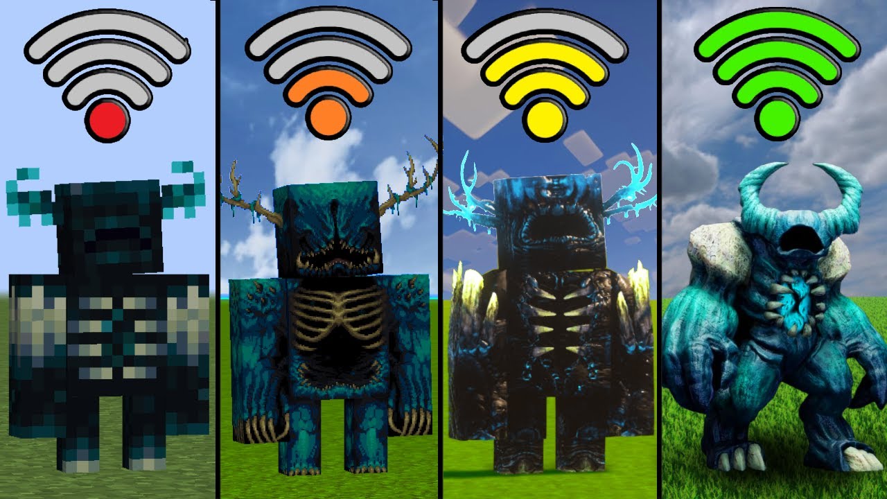 minecraft physics with different Wi-Fi be like - Minecraft videos