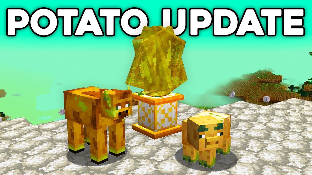 so minecraft added a potato dimension - Minecraft videos