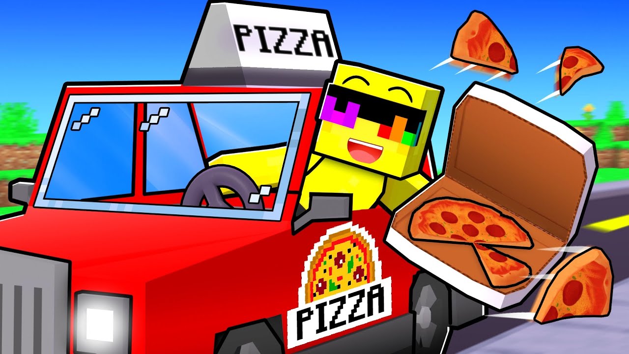 Becoming A PIZZA Delivery Guy In Minecraft! - Minecraft videos