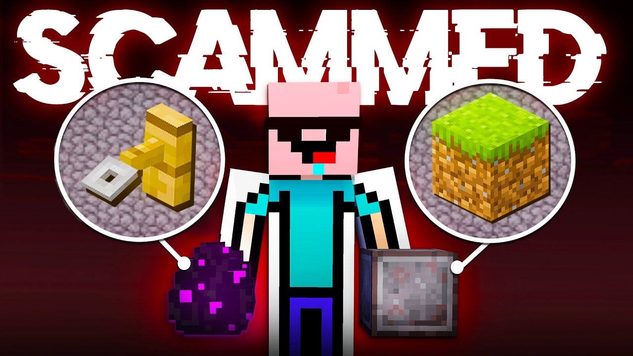 How I Scammed the Whole Minecraft Server! - Minecraft videos