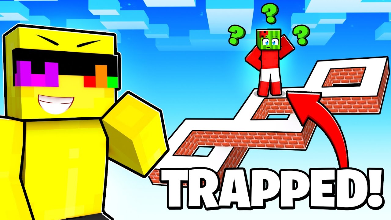 I Pranked My Friend With ILLUSIONS In Minecraft - Minecraft videos