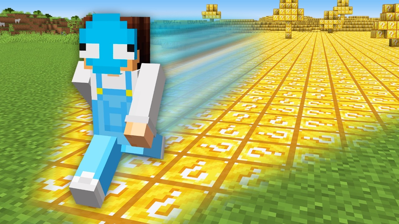 I Turned The World into LUCKY BLOCKS! - Minecraft videos