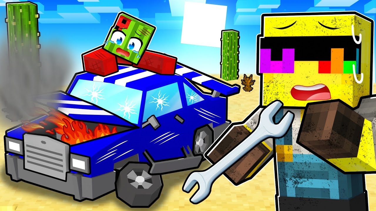 LONG DUSTY ROAD In Minecraft! - Minecraft videos