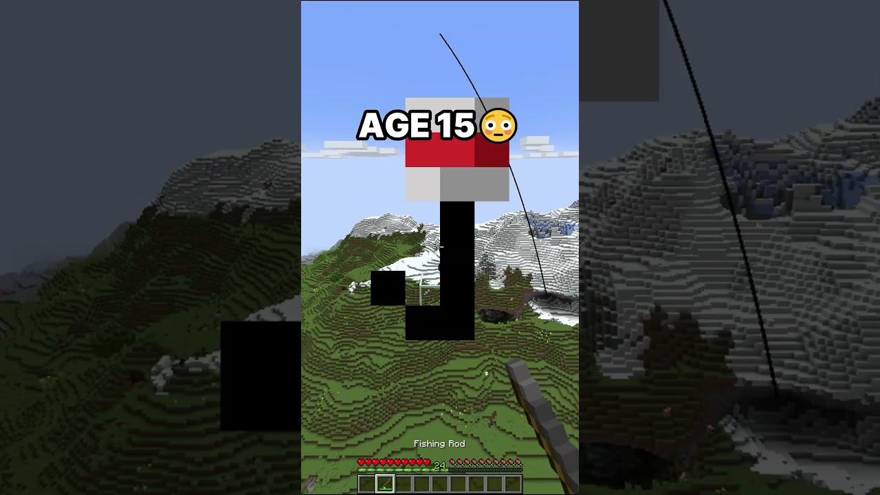 MLG Clutch at Every Age in Minecraft! #minecraft #shorts - Minecraft videos