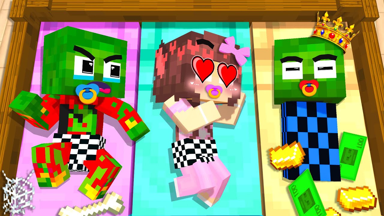Monster School : Zombie x Squid Game PRINCE LOVE STORY - Minecraft ...