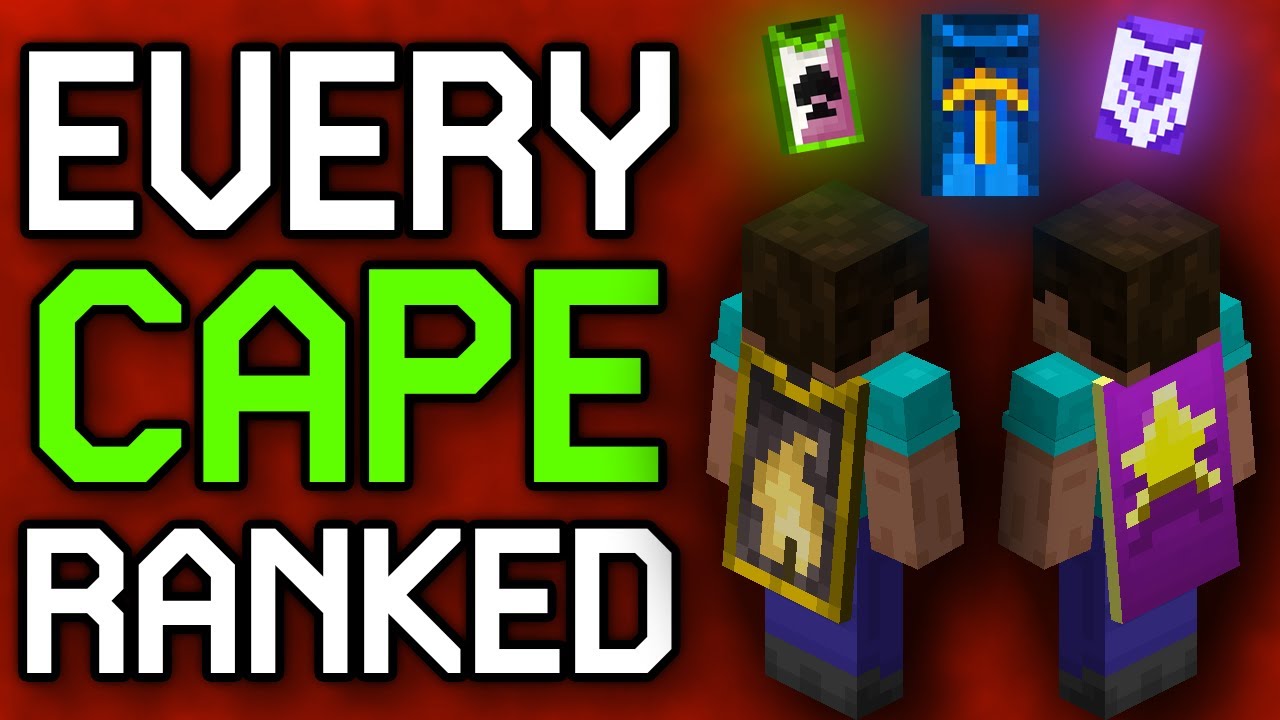 Ranking EVERY Cape in Minecraft - Minecraft videos