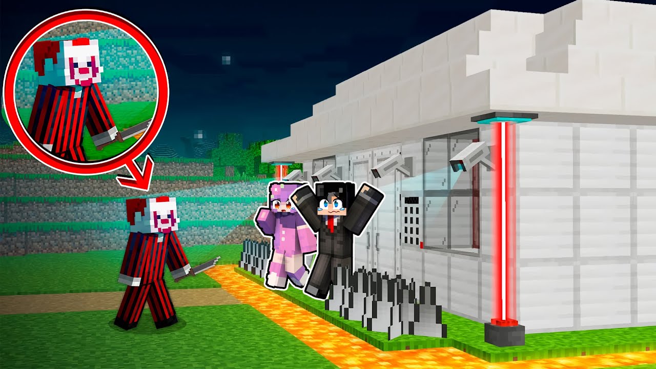 Security House vs KILLER CLOWN in Minecraft! - Minecraft videos