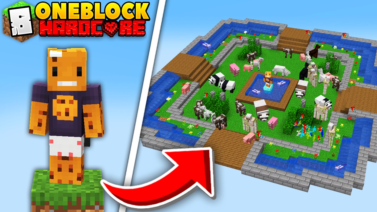 The ONE BLOCK SERIES RETURNS in Minecraft Hardcore - Minecraft videos