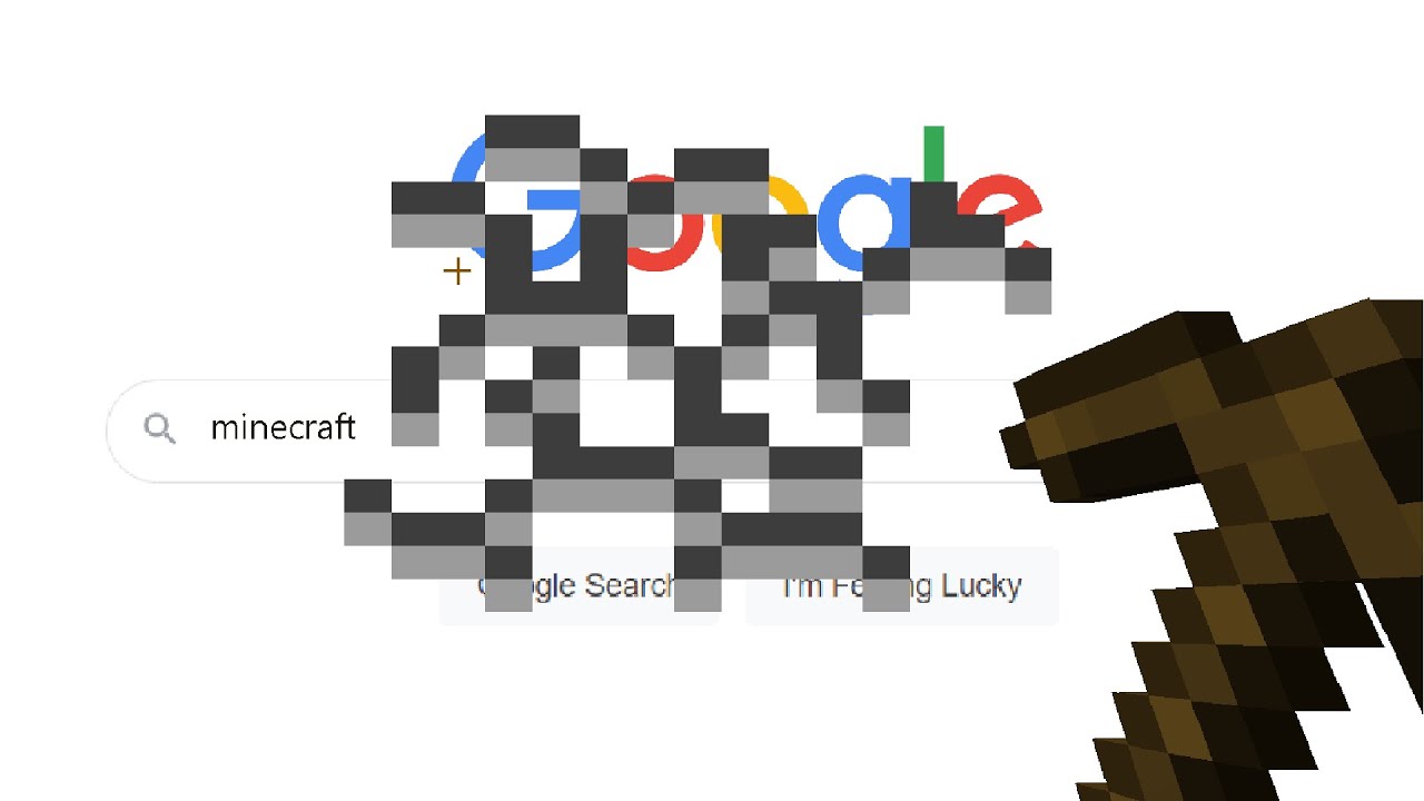 Type "MINECRAFT" into Google for a big surprise. - Minecraft videos