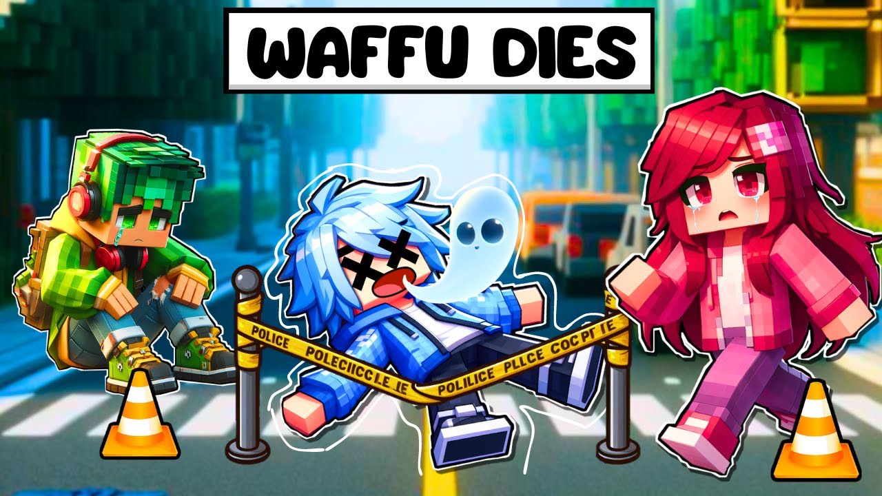 WAFFU DIES in MINECRAFT?!? - Minecraft videos