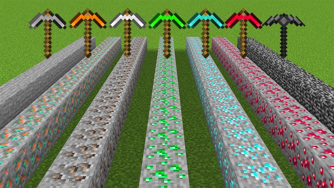 Which pickaxe is better in Minecraft comparison? - Minecraft videos
