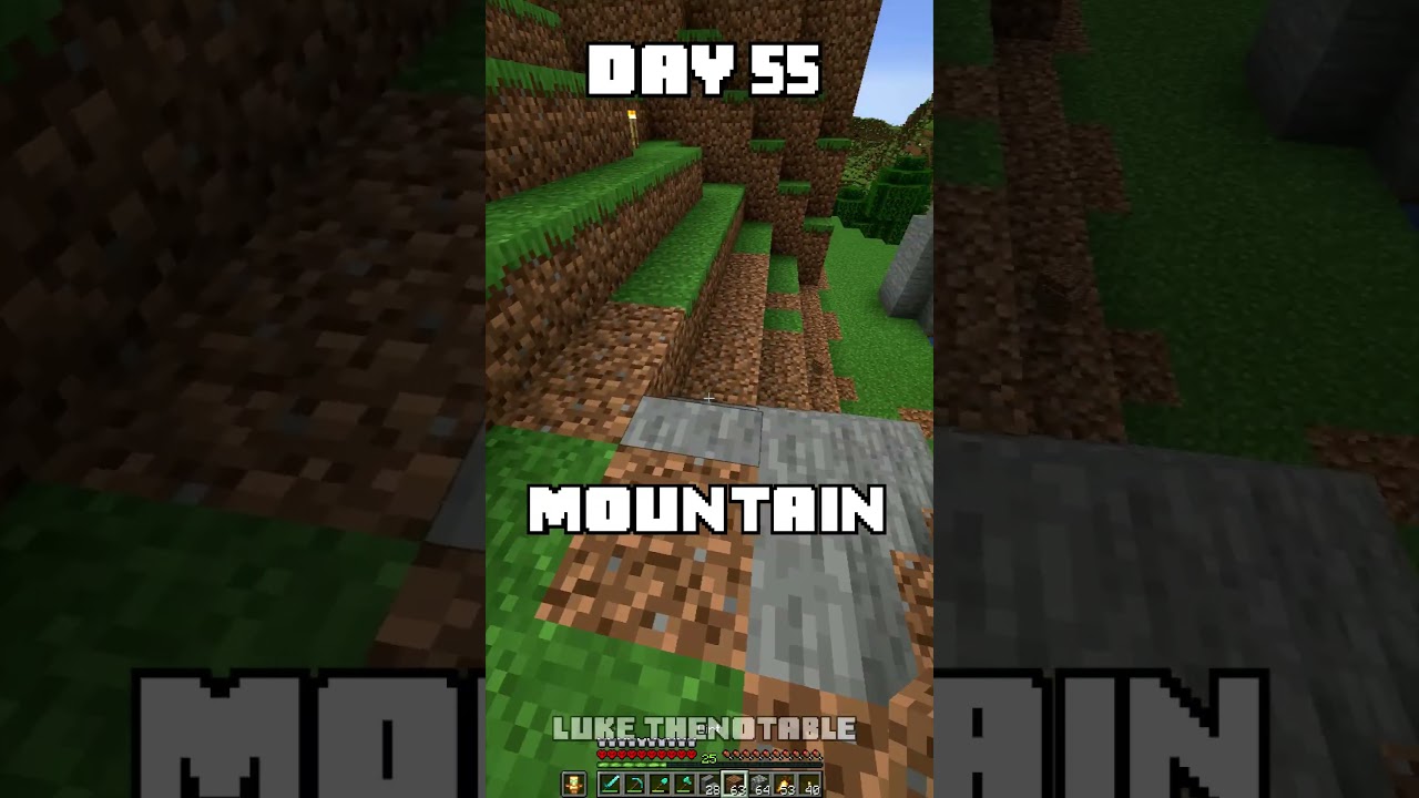 100 Days - [Minecraft Shorts] - Day 55 #minecraft #100days - Minecraft ...